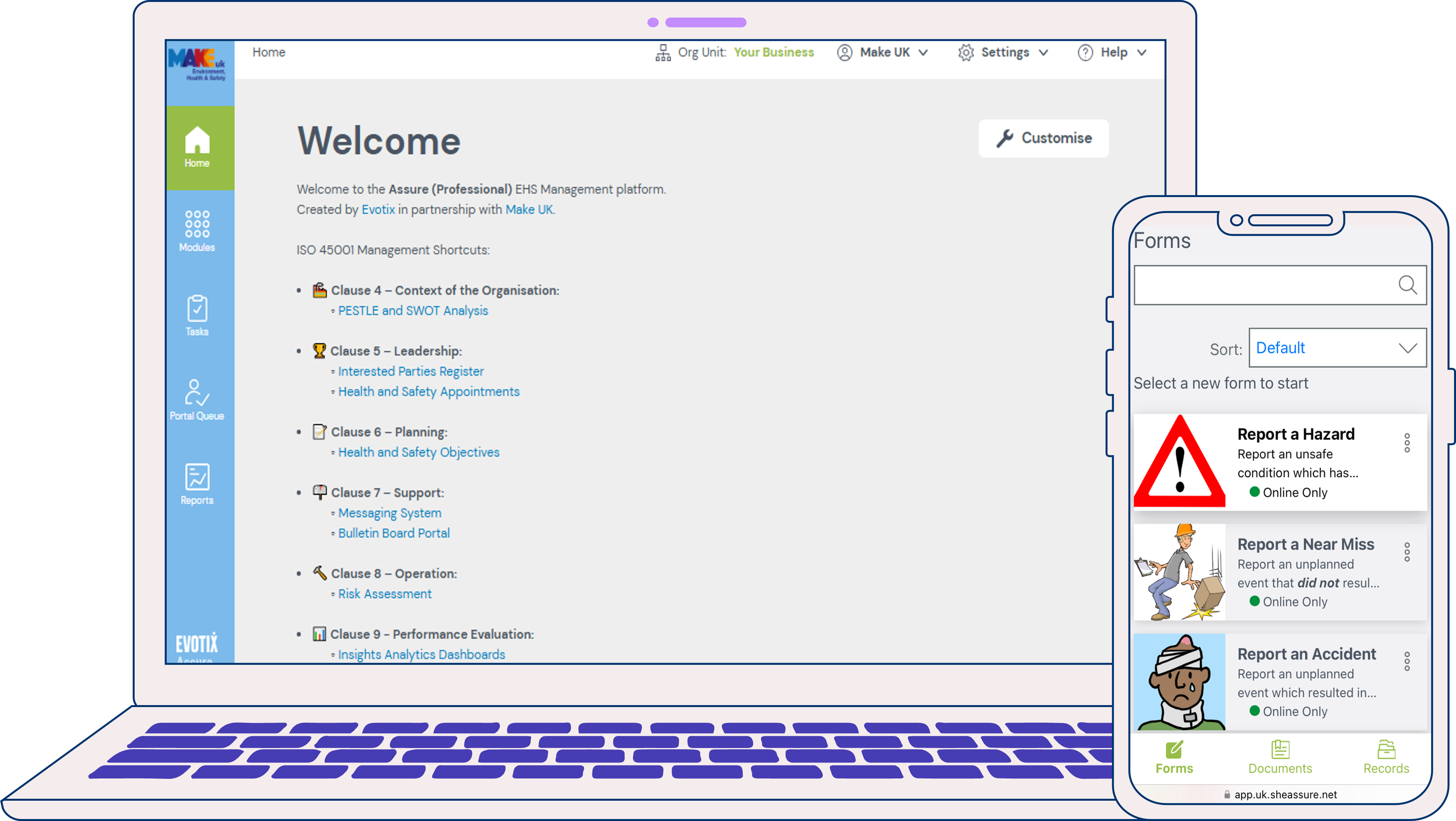 Environmental Health & Safety Software | Make UK
